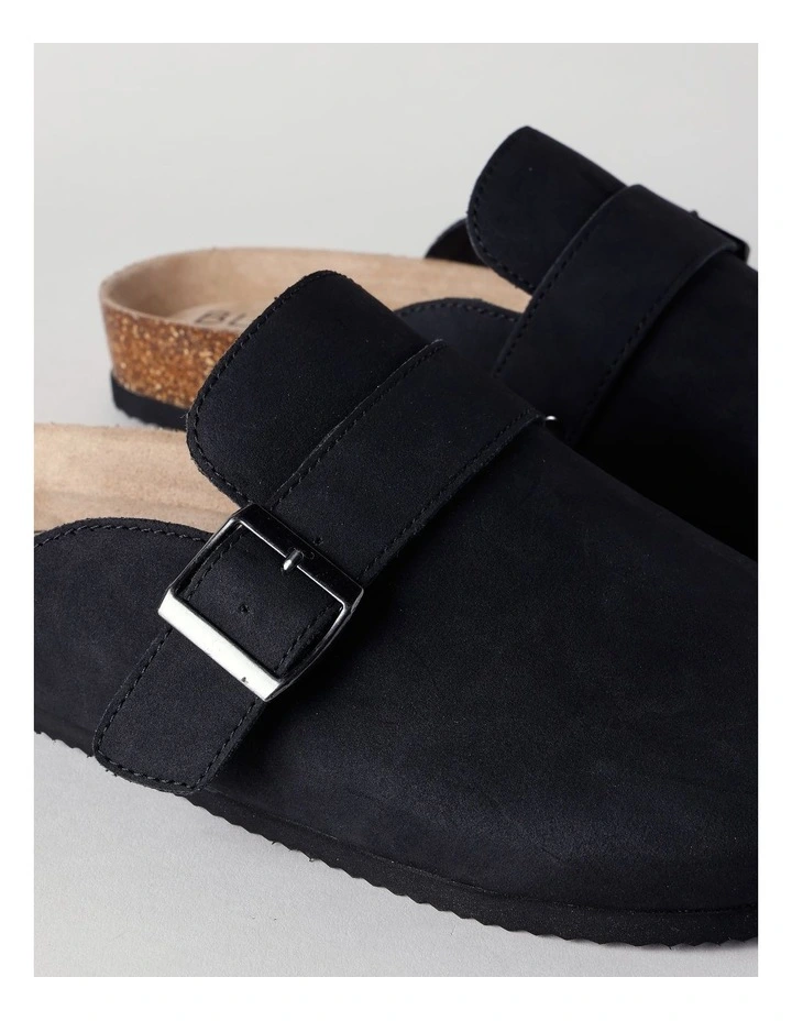 Blaq Seville Mule Slide in Black | MYER