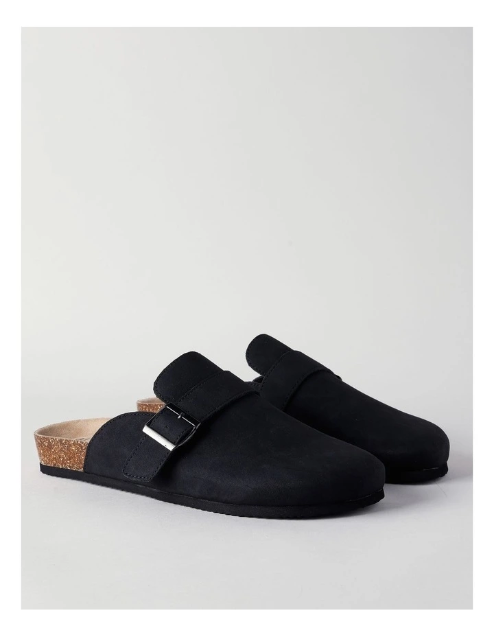 Blaq Seville Mule Slide in Black | MYER