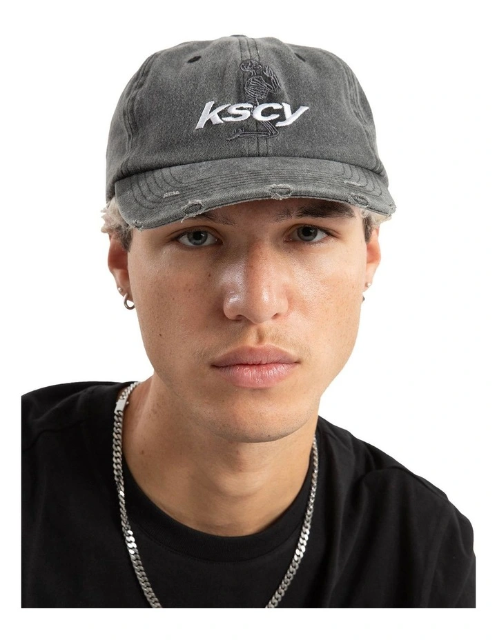 KSCY Vesta Dad Cap in Jet Black | MYER