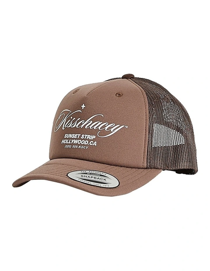 KSCY Huntley Trucker Cap in Brown | MYER