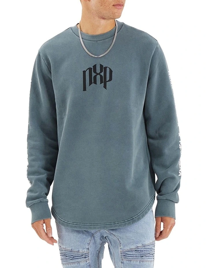 Nena & Pasadena Axis Dual Curved Sweater in Grey | MYER