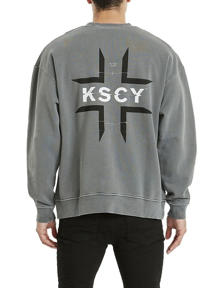 KSCY Serra Relaxed Sweater in Grey | MYER