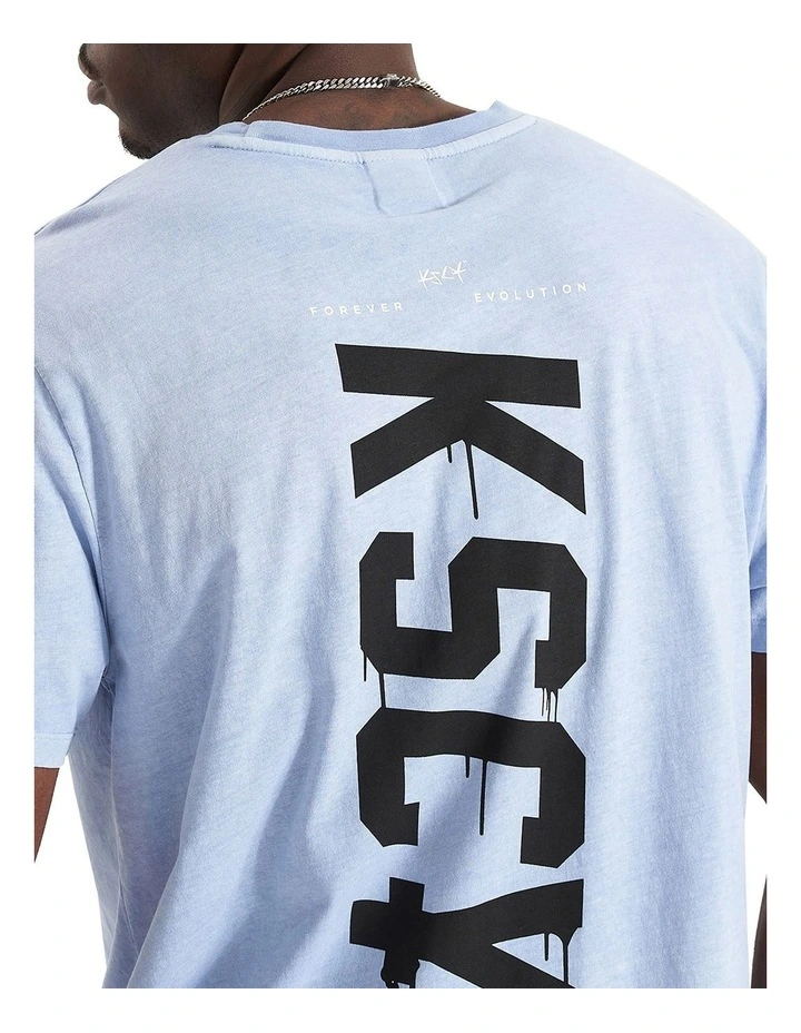 KSCY Eternity Dual Curved T-shirt in Pigment Lavender | MYER