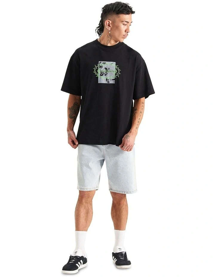 KSCY Prison Street Fit Tee in Jet Black | MYER