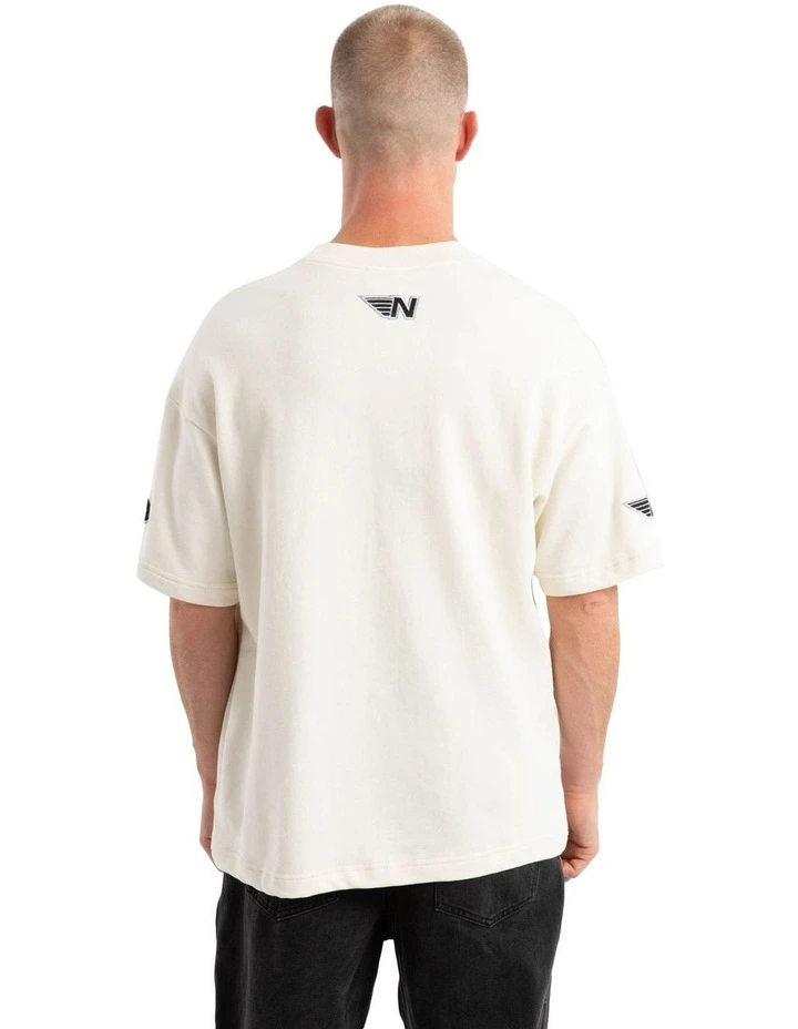Nena & Pasadena Torque Loopback Raptor Tee in White | MYER