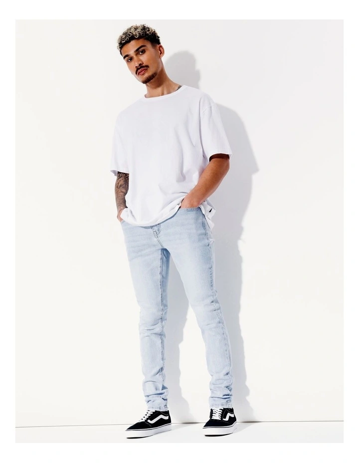 Kenji Ethan Slim Fit Jean In Artic Blue | MYER