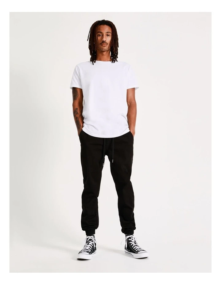 Kenji Jimmy Jogger Chino Pant in Black | MYER