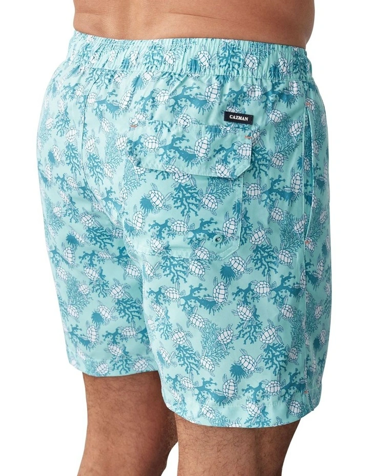 Gazman Reef Turtle Swim Short in Mint | MYER
