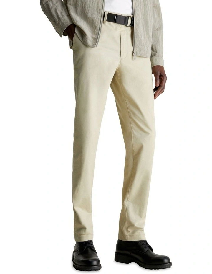 Calvin Klein Modern Twill Slim Chino Pant In Cream | MYER