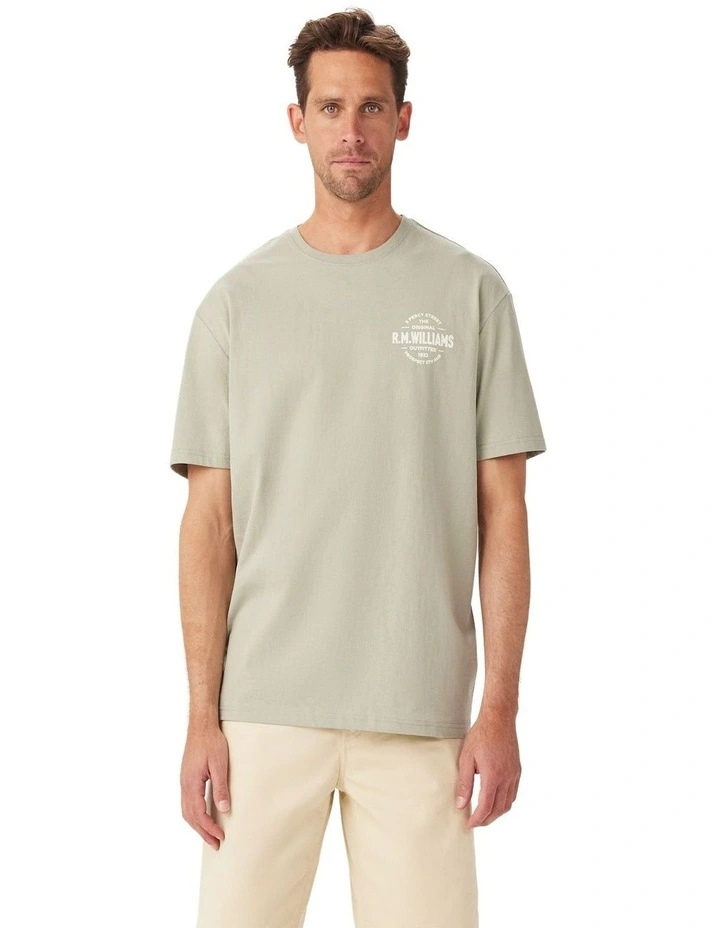 R.M.Williams Prospect Tee in Seafoam | MYER