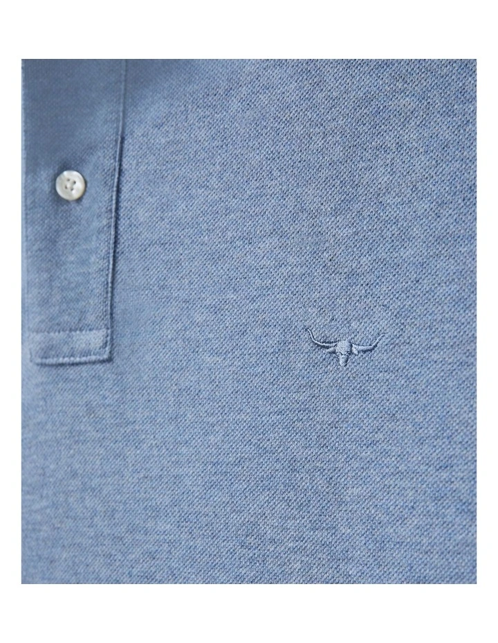 R.M.Williams Rod Polo Shirt In Blue Marle | MYER
