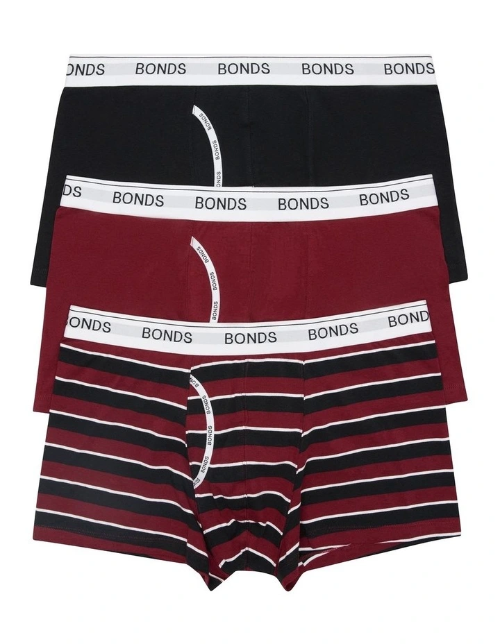 Bonds Guyfront Trunk 3 Pack in Multi | MYER