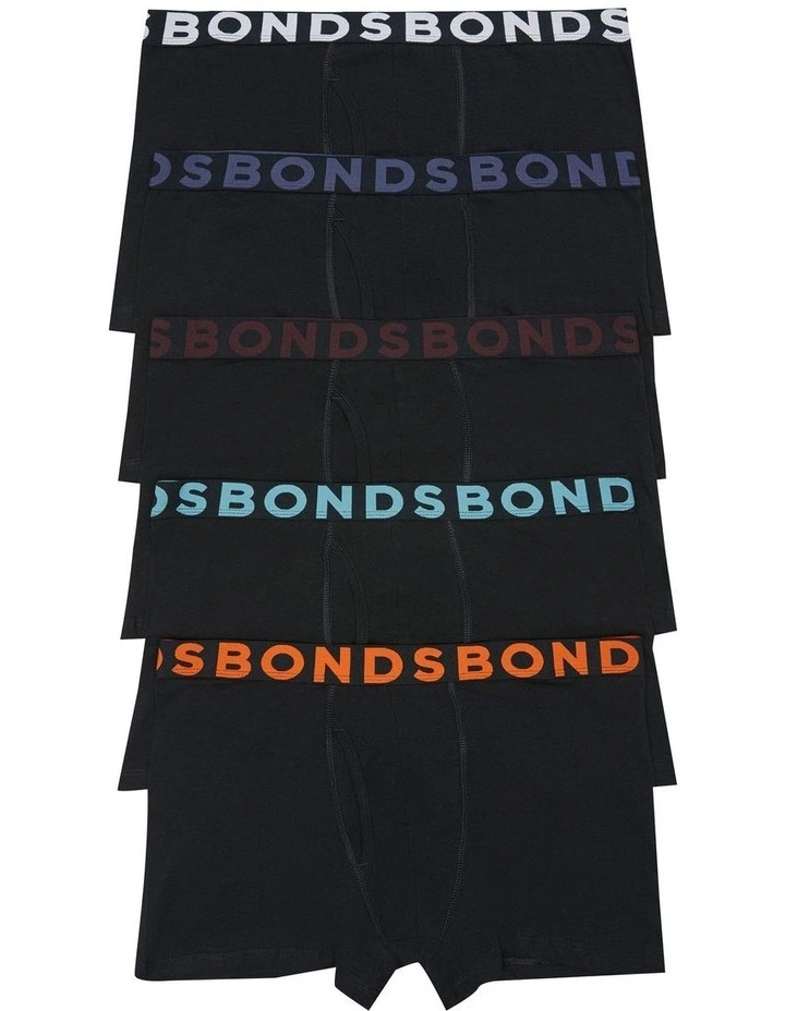 Bonds Everyday Trunk 5 Pack In Multi | MYER