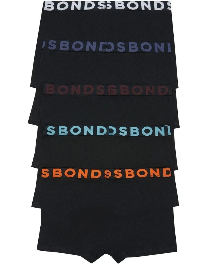 Bonds Everyday Trunk 5 Pack In Multi | MYER