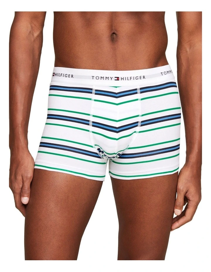 Tommy Hilfiger Signature Organic Cotton Essentials Trunks Pack Of 3 in ...