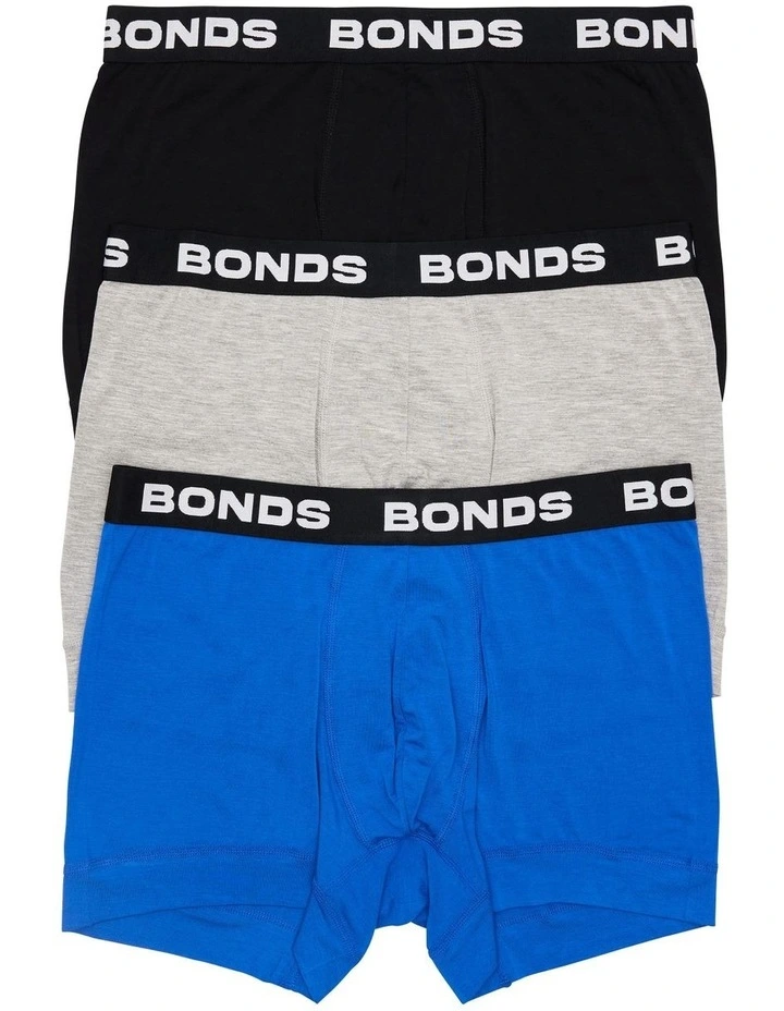 Bonds 3 Pack Total Package Trunk in Multi | MYER
