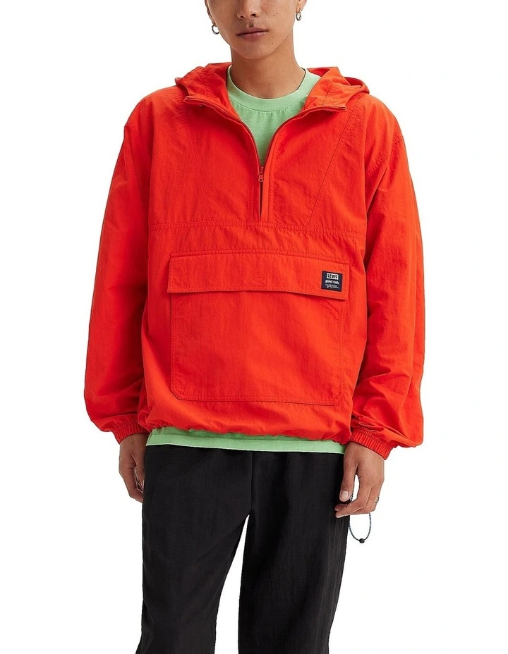 Team Rocket HQ Collection Red Packable Pullover Anorak