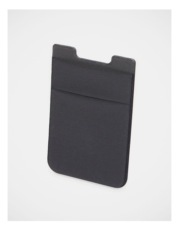 Kenji Stick On Credit Card Holder in Black MYER