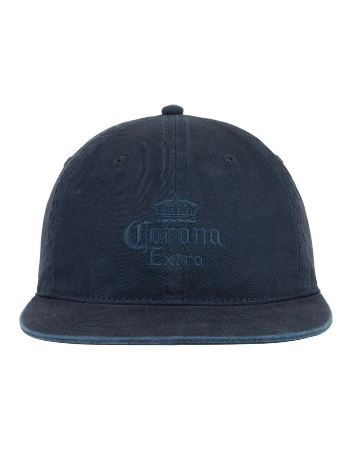 Gilroy Corona Tonal Embroidery Cap in Navy | MYER