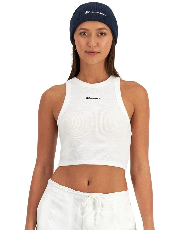 Champion Script Beanie in Navy | MYER