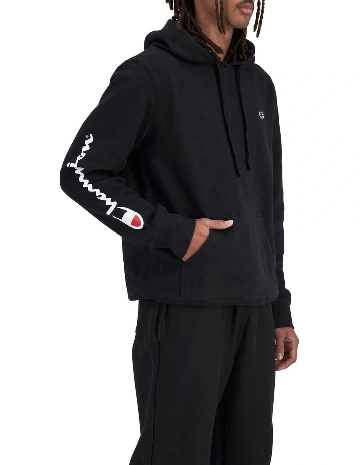 Champion Script Hoodie in Black | MYER