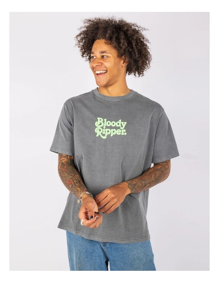 Skwosh Bloody Ripper 3.0 Tee in Charcoal | MYER