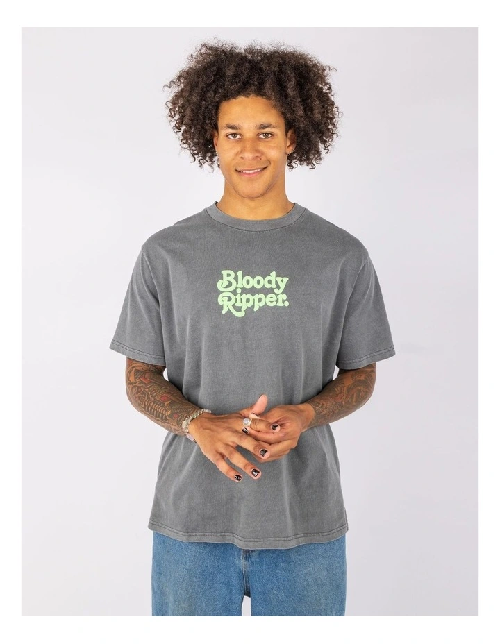 Skwosh Bloody Ripper 3.0 Tee in Charcoal | MYER