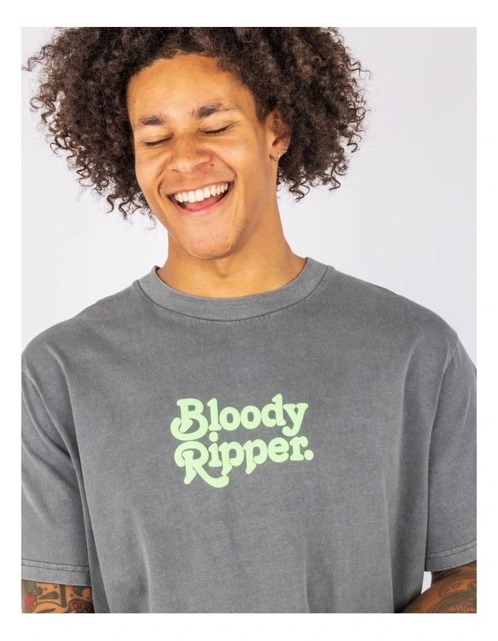Skwosh Bloody Ripper 3.0 Tee in Charcoal | MYER
