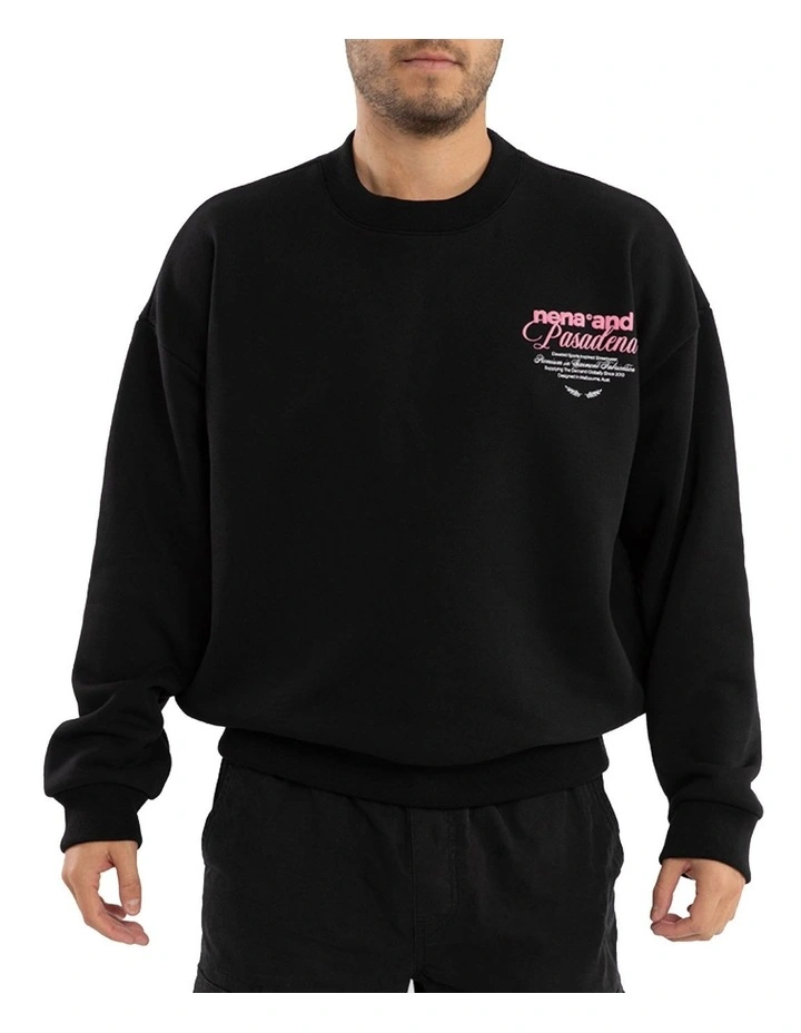 Nena & Pasadena Limitless Box Fit Sweater in Anthracite Black | MYER