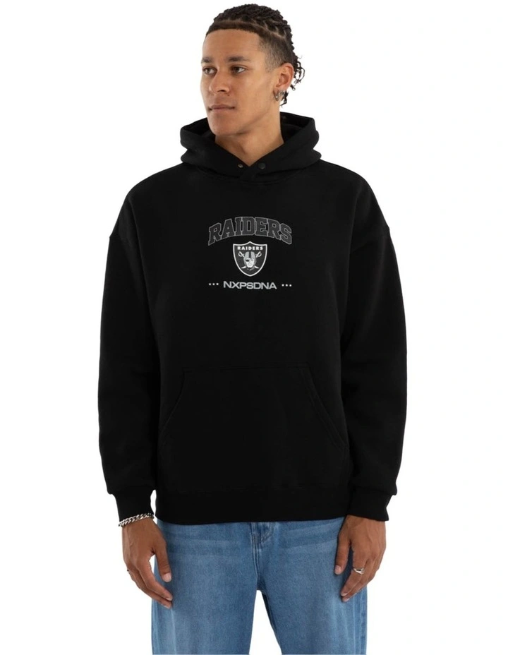 Nena & Pasadena NFL Raiders Relaxed Hoodie in Jet Black | MYER