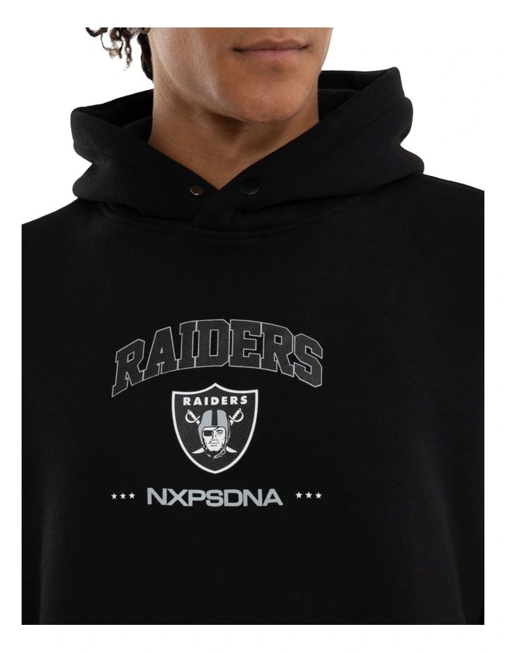 Nena & Pasadena NFL Raiders Relaxed Hoodie in Jet Black | MYER