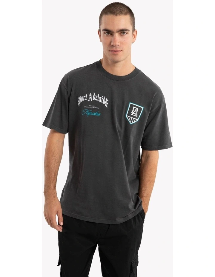 Nena & Pasadena Port Adelaide Vintage Goth Tee in Grey | MYER