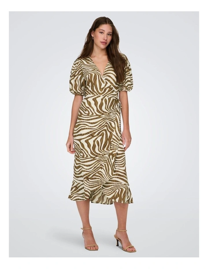 ONLY Chicago Life Midi Dress in Brown | MYER