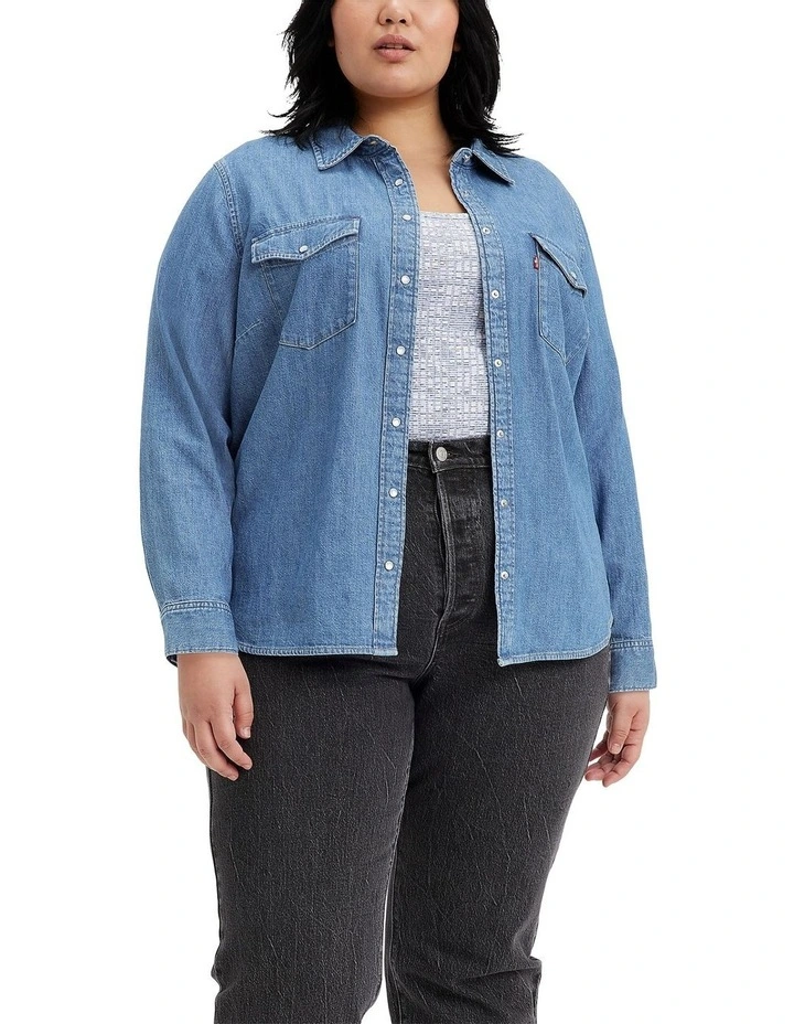 Levi's Curve Iconic Western Shirt Curve in Going Steady | MYER