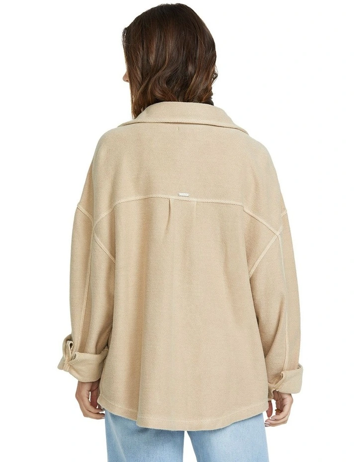 Billabong Everytime Shacket in Khaki | MYER