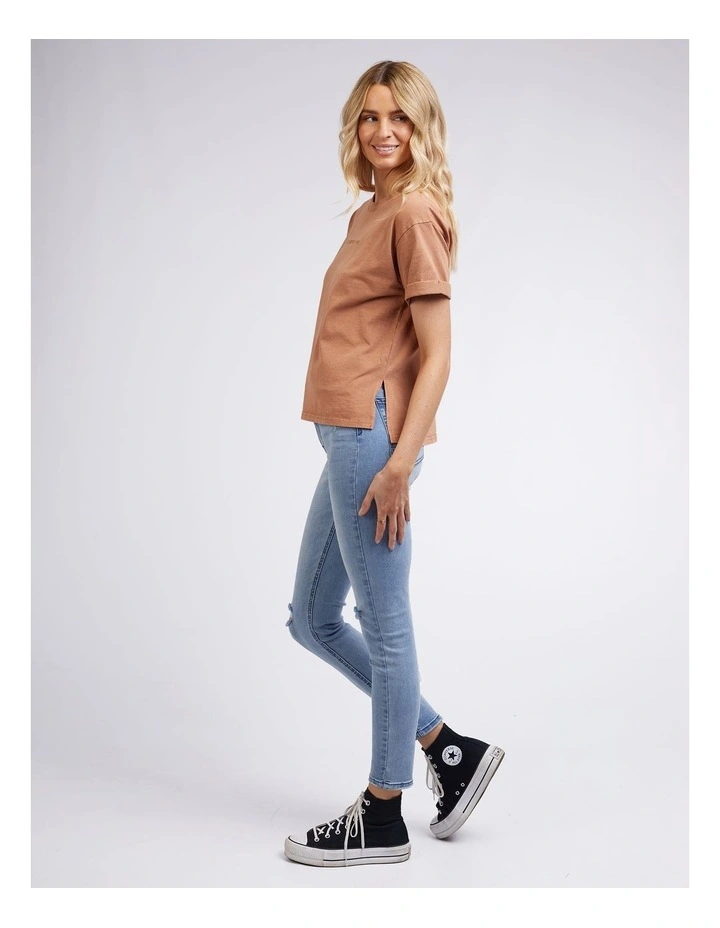 All About Eve Aae Washed Tee in Tan | MYER
