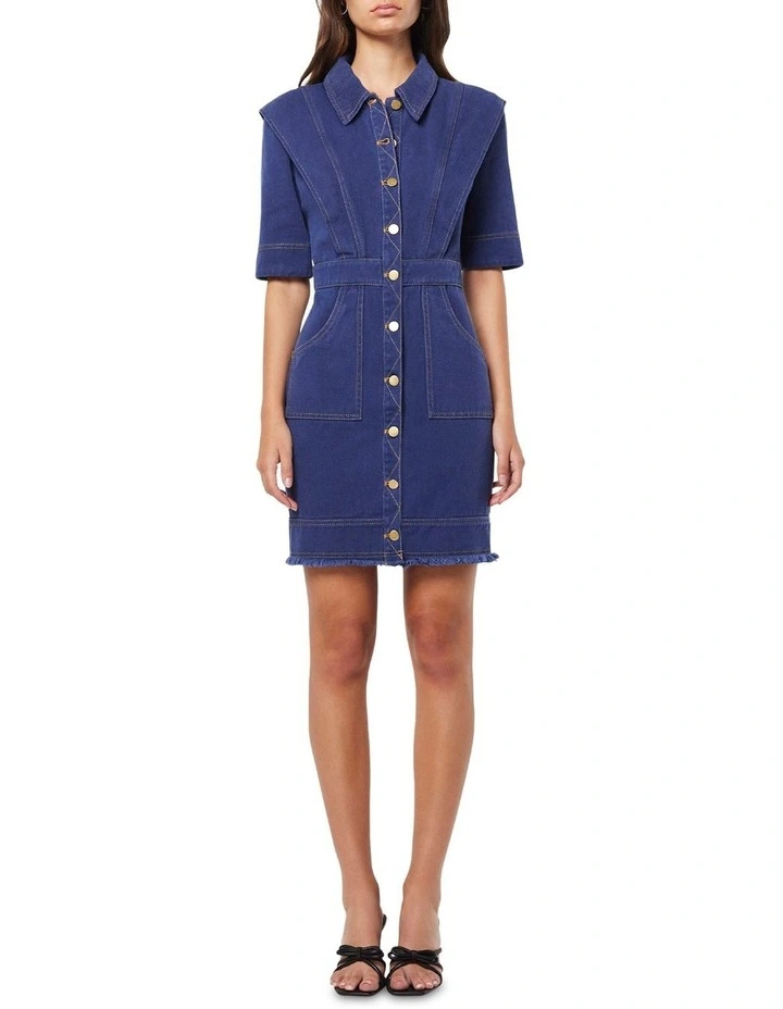 Elliatt Moulten Dress in Indigo | MYER