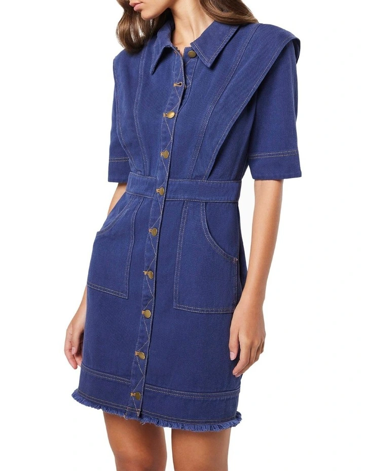 Elliatt Moulten Dress in Indigo | MYER