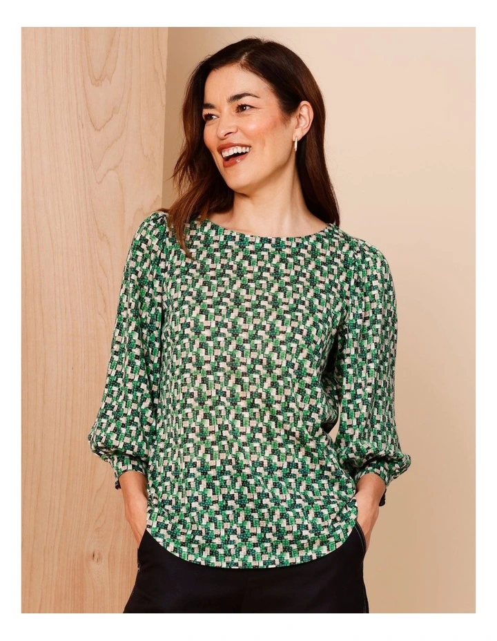 Regatta Recycled Polyester Blend 3/4 Blouson Sleeve Burnout Tee in ...