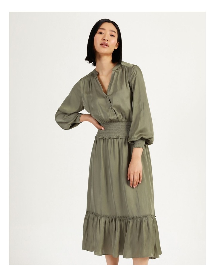 Sage Green floral pleated Midi Dress | Dresses Images 2022 | Page 9