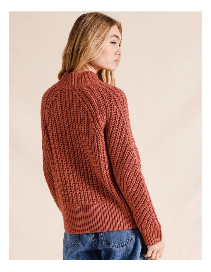 Piper Chunky Jumper in Rose | MYER