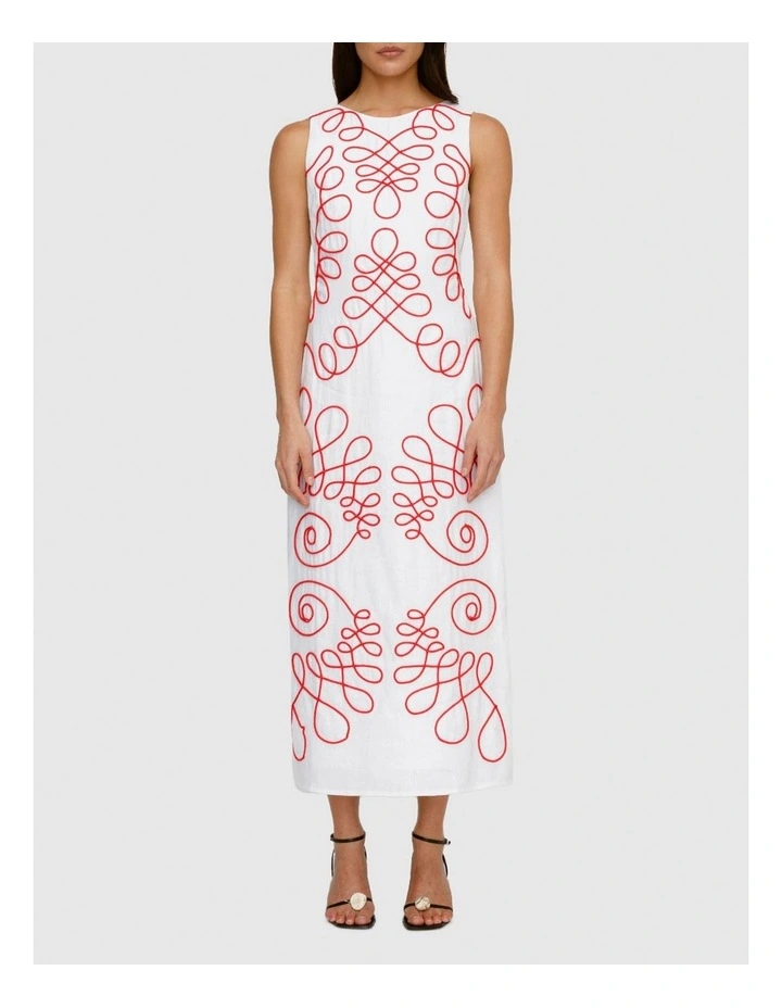 The Wolf Gang Soriah Maxi Dress in Cream | MYER