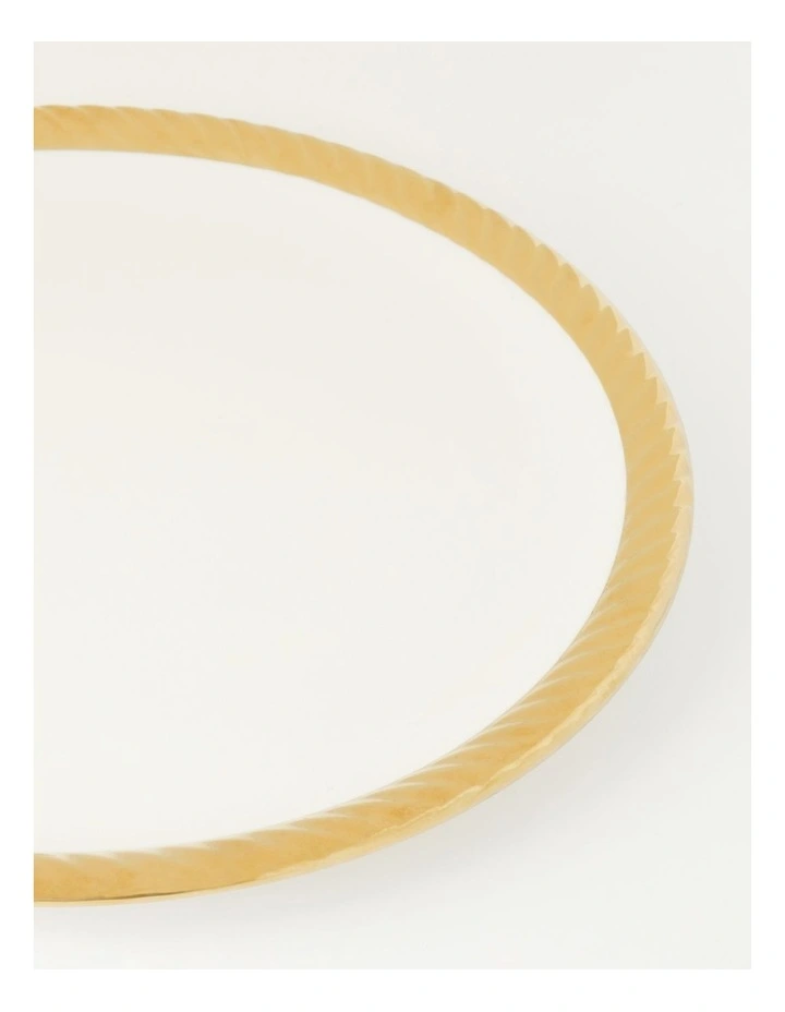Heritage Rope Dinner Plate Gold | MYER
