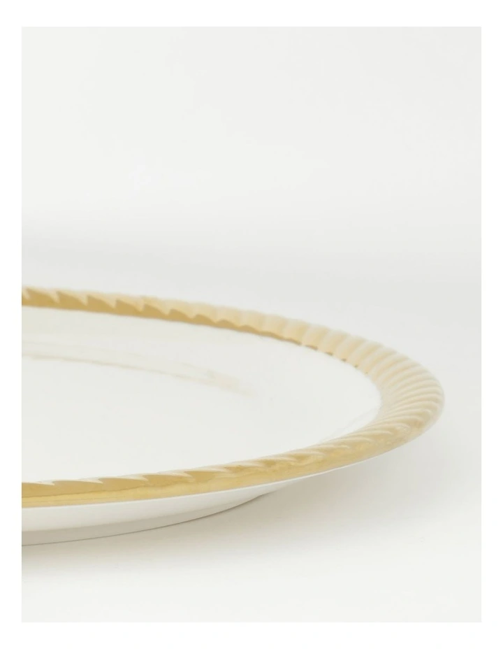 Heritage Rope Dinner Plate Gold | MYER