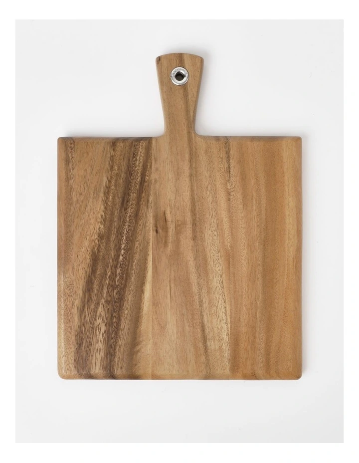 Heritage Classic Rectangular Acacia Paddle Board Small in Natural | MYER