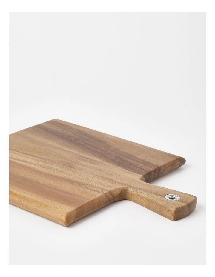 Heritage Classic Rectangular Acacia Paddle Board Small in Natural | MYER