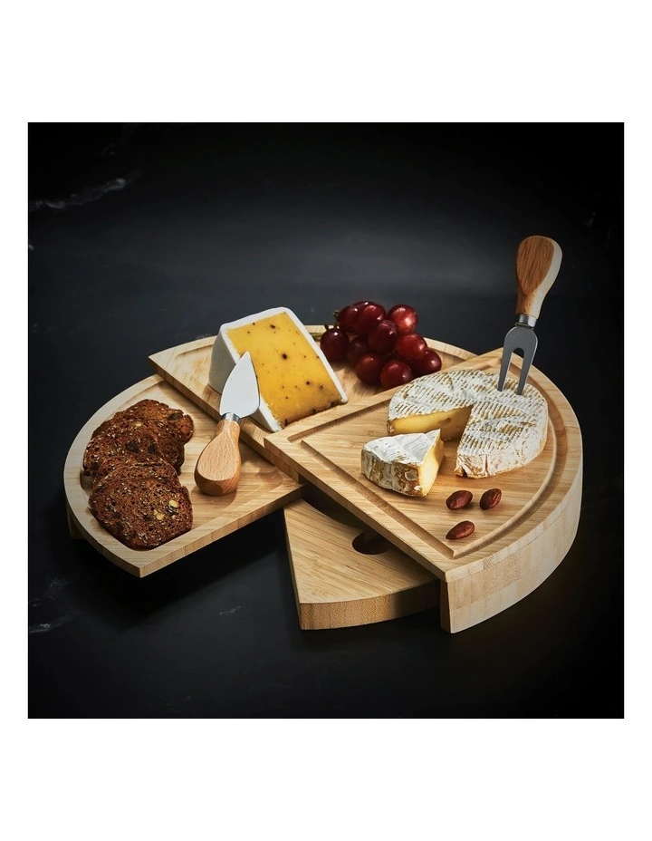 Cooper & Co 3-Piece Round Collapsible Board in Bamboo | MYER