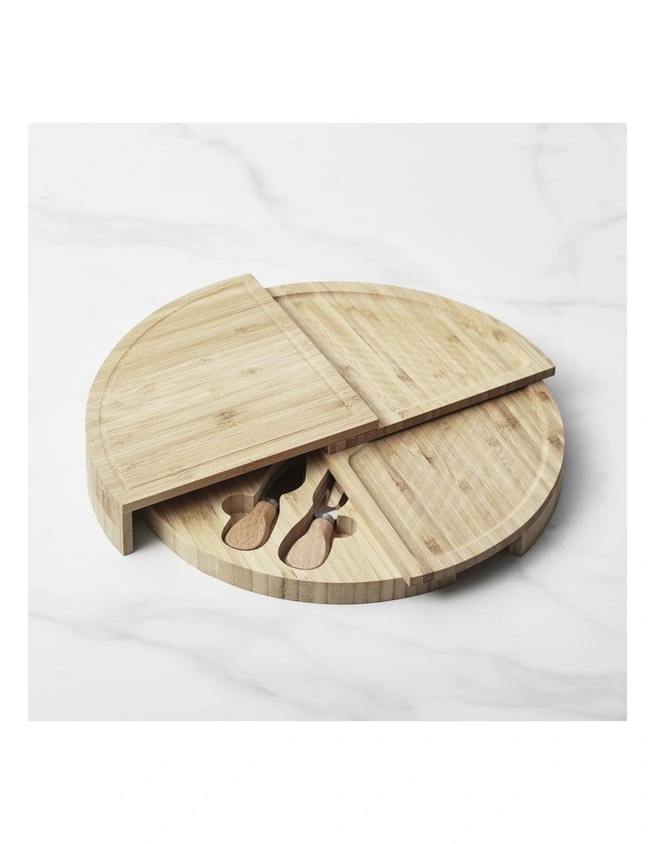 Cooper & Co 3-Piece Round Collapsible Board in Bamboo | MYER