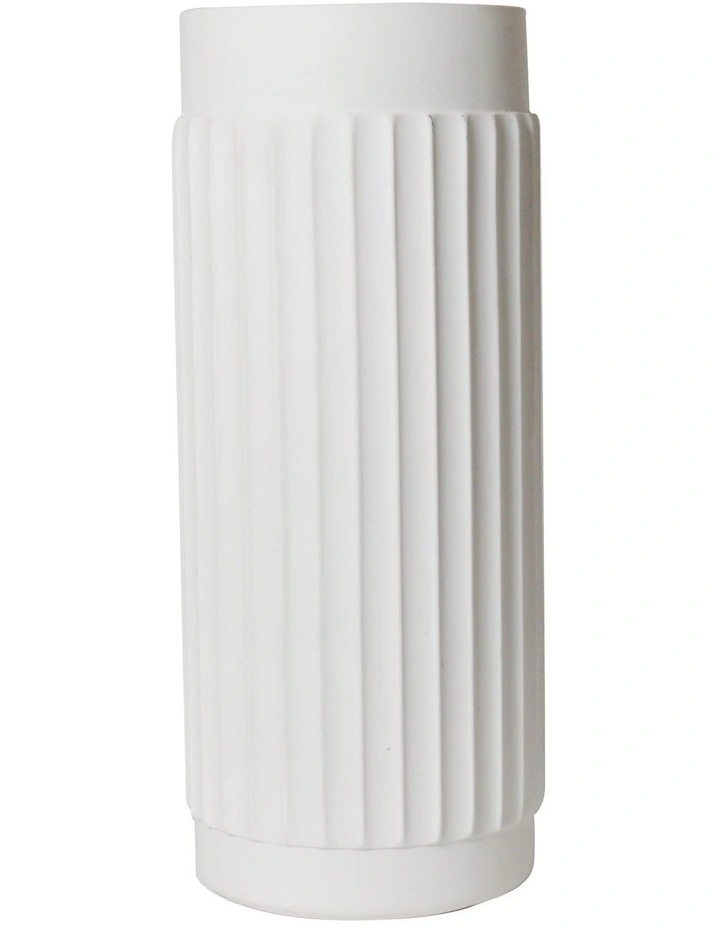 Robert Gordon Lume 10.5x29cm Vase in White | MYER