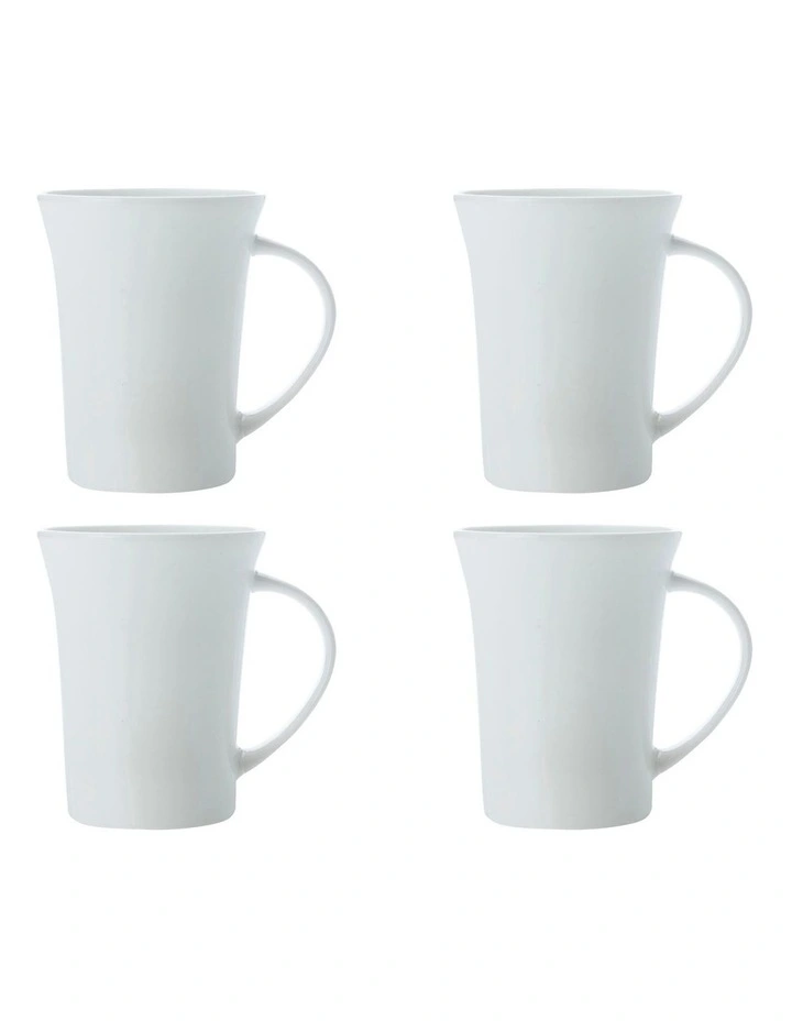 Maxwell & Williams Cashmere Flared Mug 380ML Set of 4 | MYER